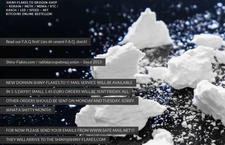 Webversand "Shiny Flakes": Drogen aus dem Kinderzimmer · Leipziger Zeitung