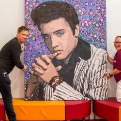 Finale am Brühl: Letztes Teil des Wandgemäldes von Michael Fischer-Art ...