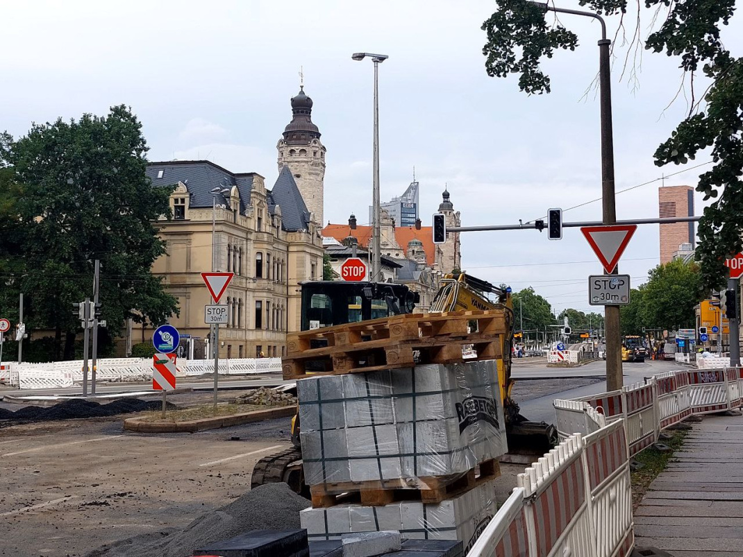 Ampelkreuzung fertig: Friedrich-Ebert-Straße wird am 26. August freigegeben · Leipziger Zeitung