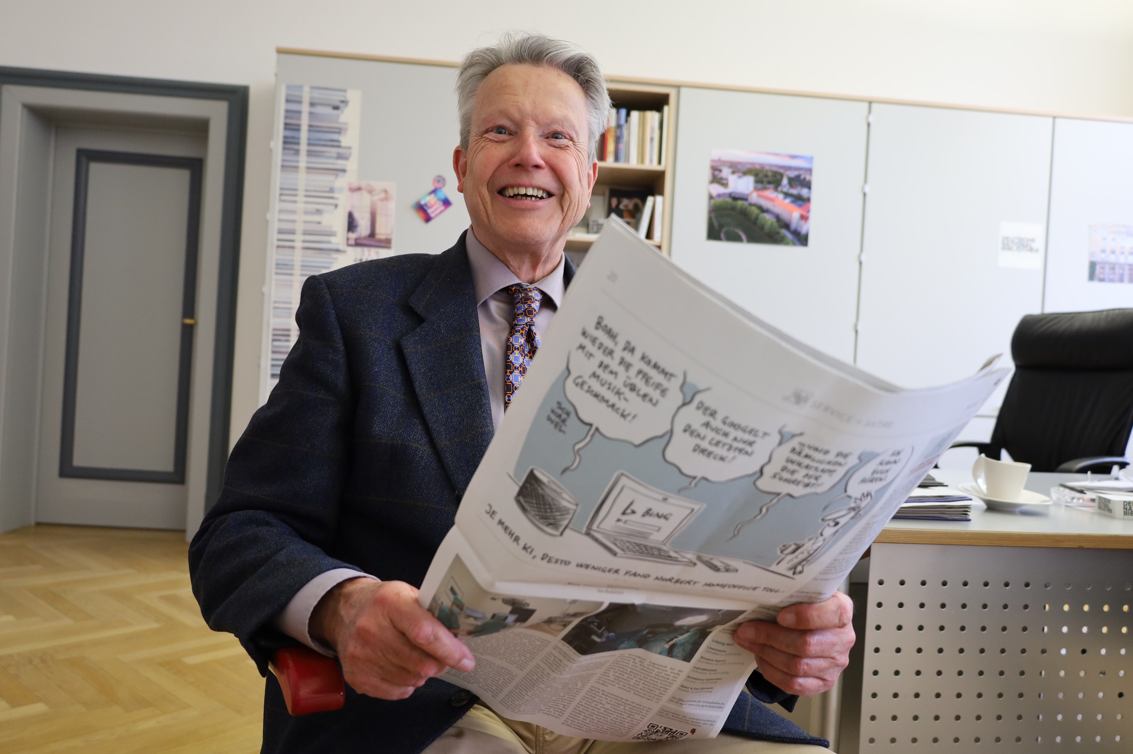 Was bleibt von der Zeitung? Ein Besuch bei Michael Fernau, Direktor der ...