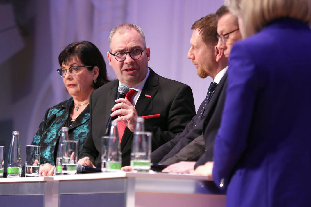 Neujahrsempfang der Leipziger Wirtschaft mit Politprominenz und ein ...