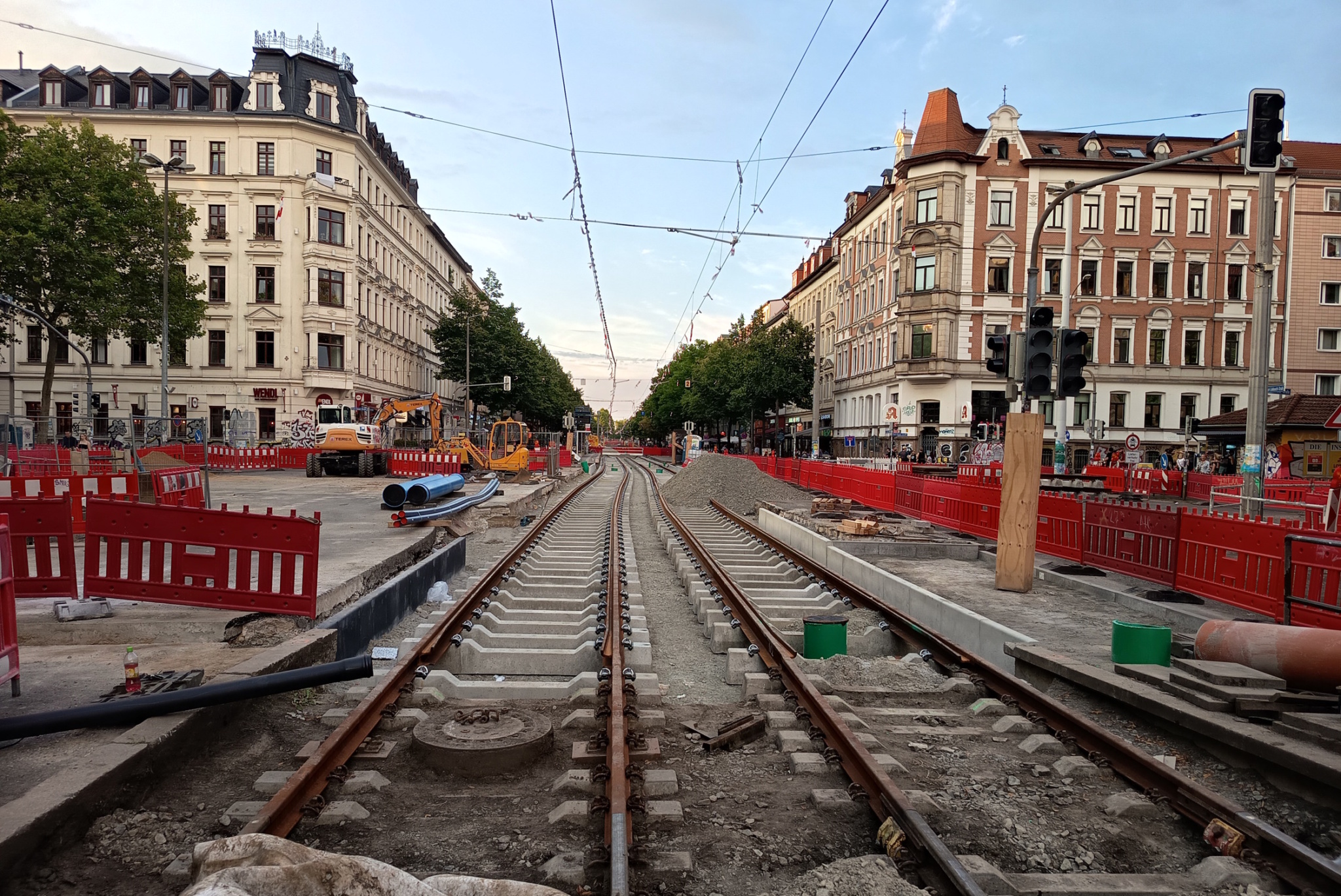 Wie steht es an den Baustellen der Leipziger Gruppe? Karli, Georgiring ...