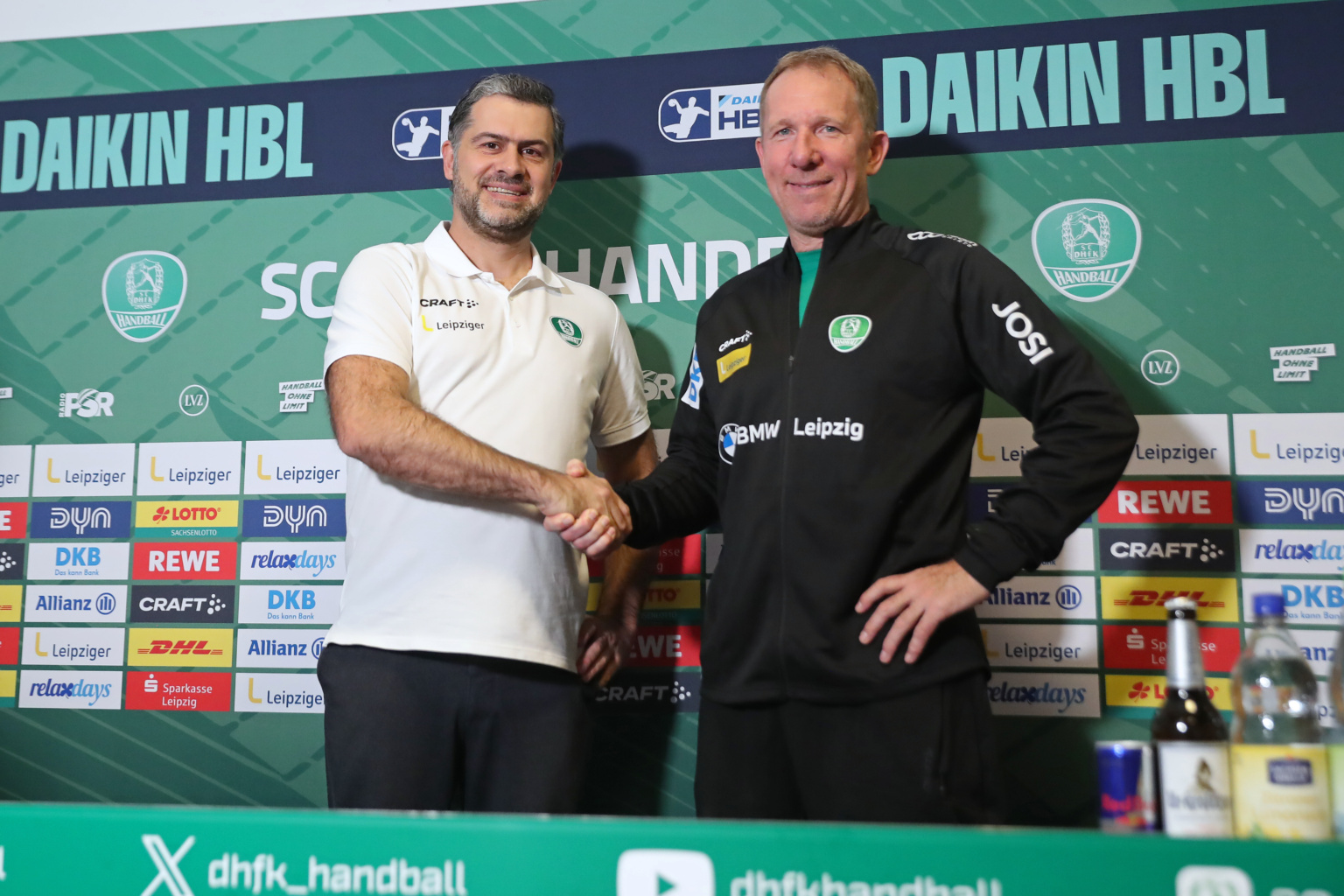 Frank Carstens als neuer Trainer der SC DHfK-Handballer vorgestellt ...