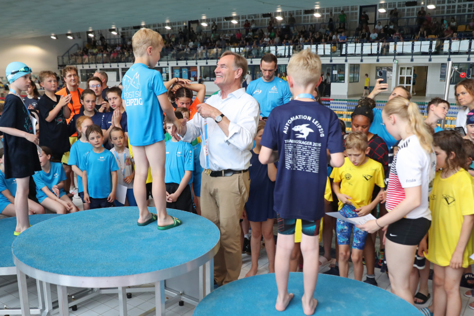 Lipsiade-Besuch: OBM Burkhard Jung geht das Herz auf · Leipziger Zeitung